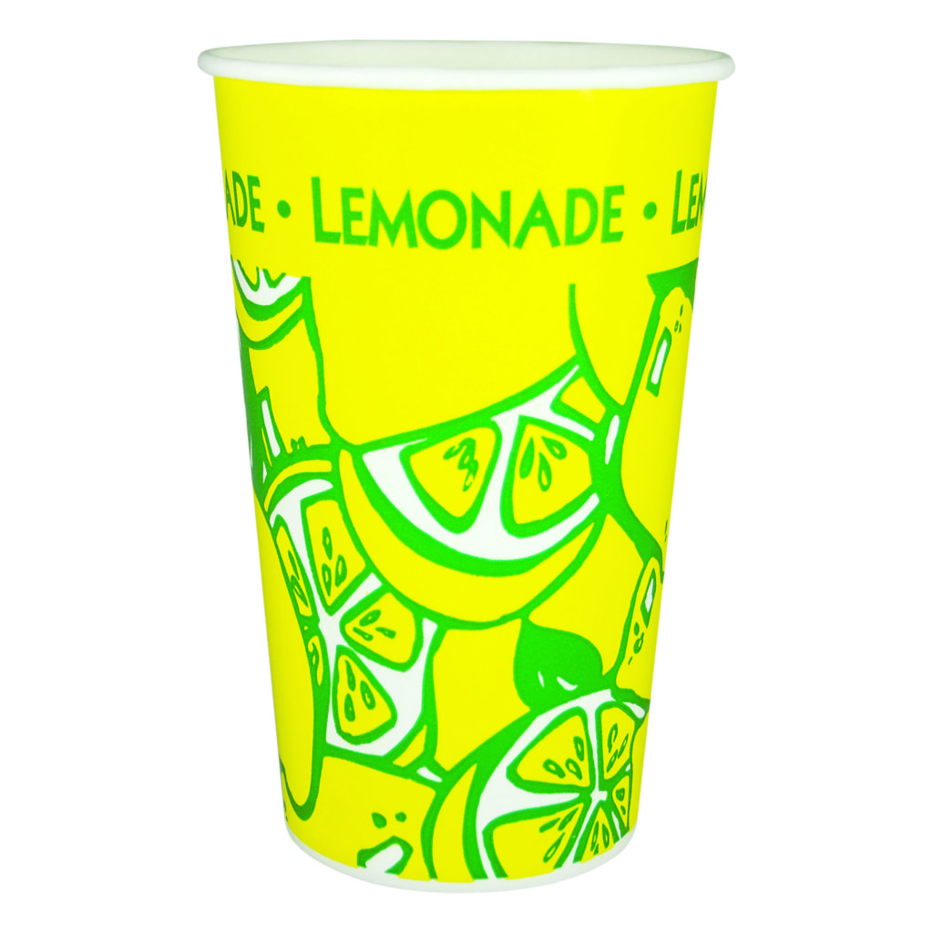 16 oz tall Lemonade Cups (1000/cs) – Action Enterprises: Wholesale ...