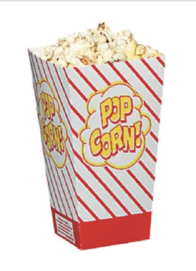 #44 Scoop Popcorn Box (500/cs) GM-2066 – Action Enterprises: Wholesale ...